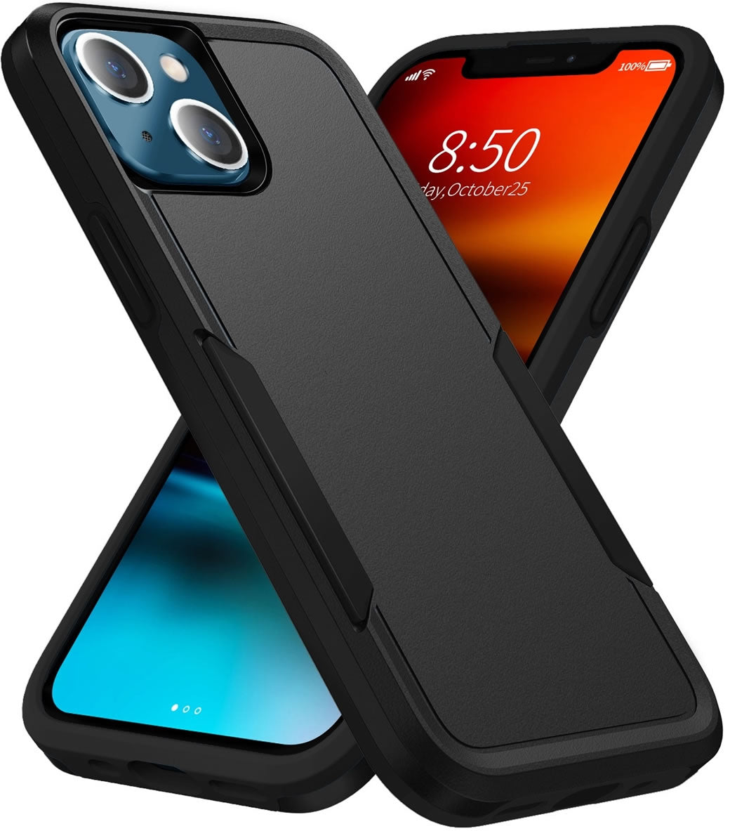 iPhone 14 Defender Armor Rugged Case - Black – PhonesOnline.ie